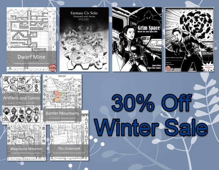 Logo Update and Winter Sale – Paper Dice Games